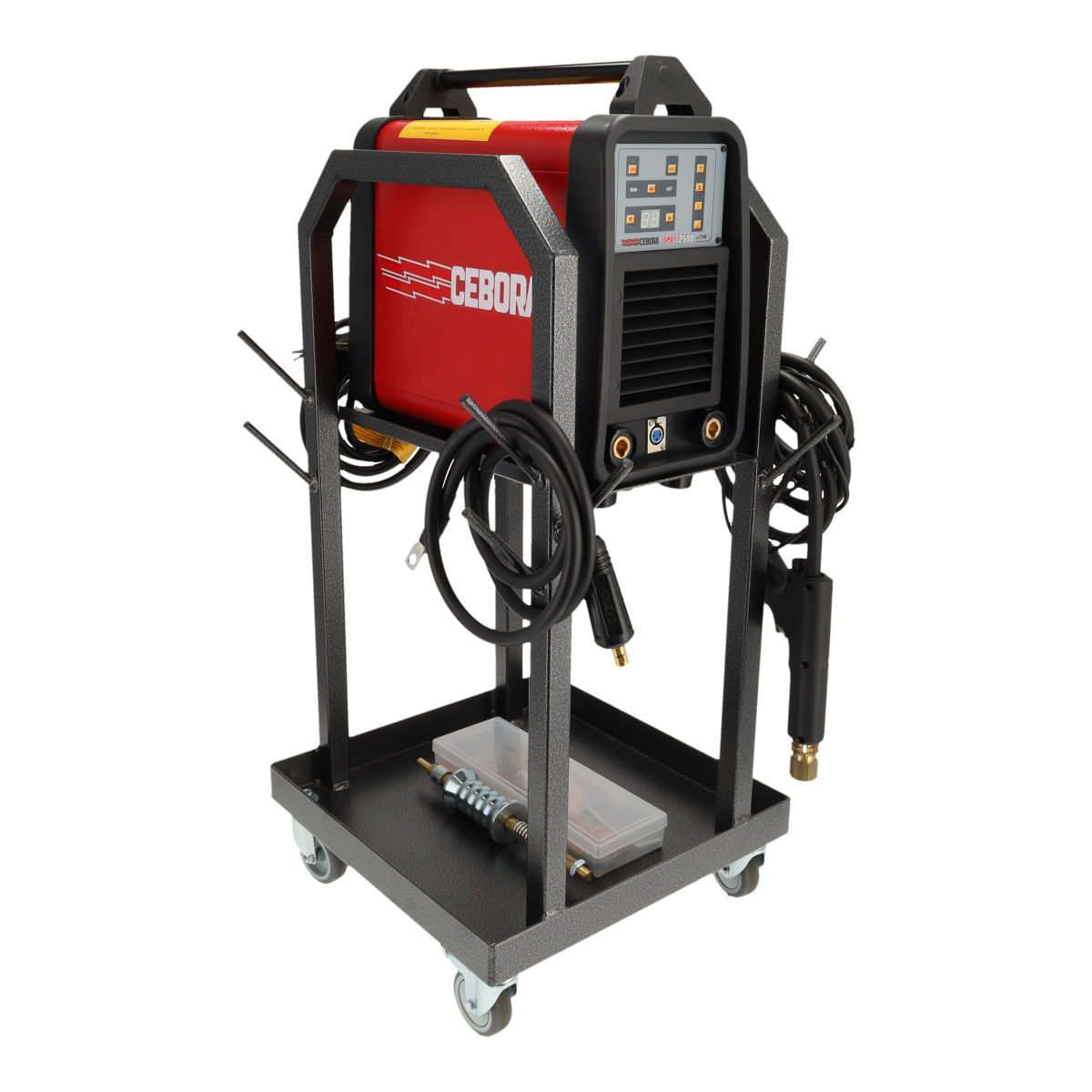 Spotter 2500 Cebora, 400 Volt, inclusief onderstel - Laskar Las- en ...